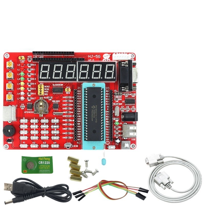 Zero-based entry pic development board pic16F877A single-chip learning ...