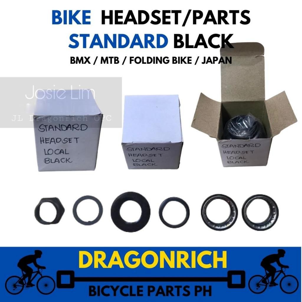 Bicycle Standard Bike Headset BLACK Bearing Type Headparts [READY STOCK ...