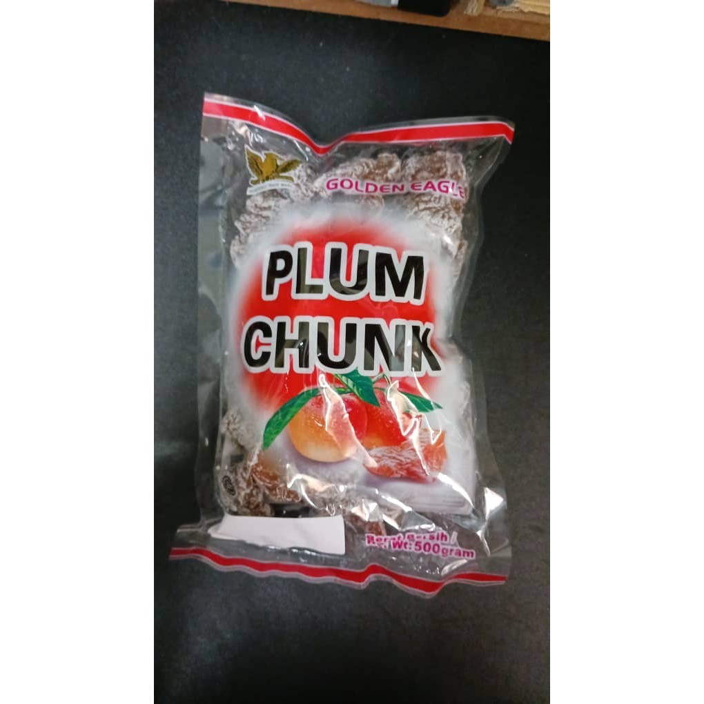 GOLDEN EAGLE Plum Chunk MANISAN BUAH PLUM PUTIH KERING 500g | Shopee Philippines