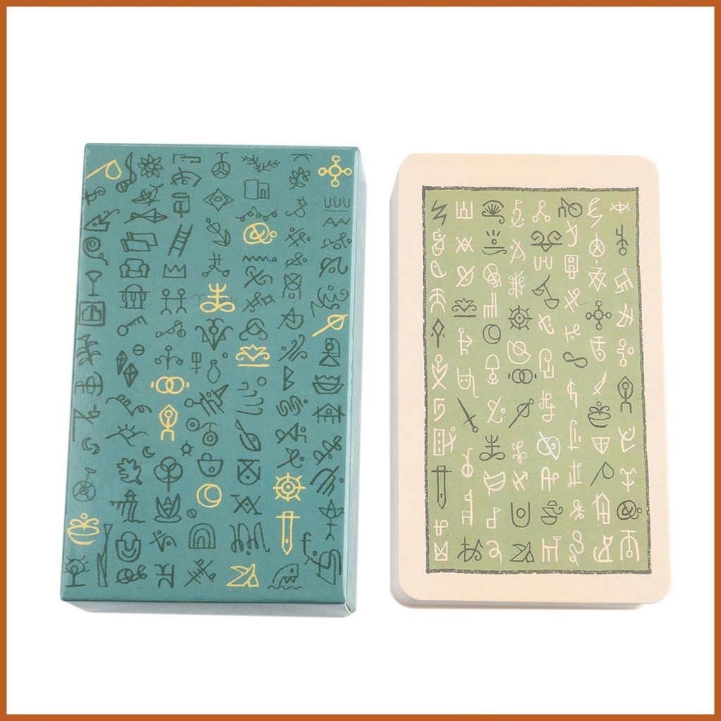 Oracle Cards Board Game Divination Tools Green Glyphs Tarot Cards ...