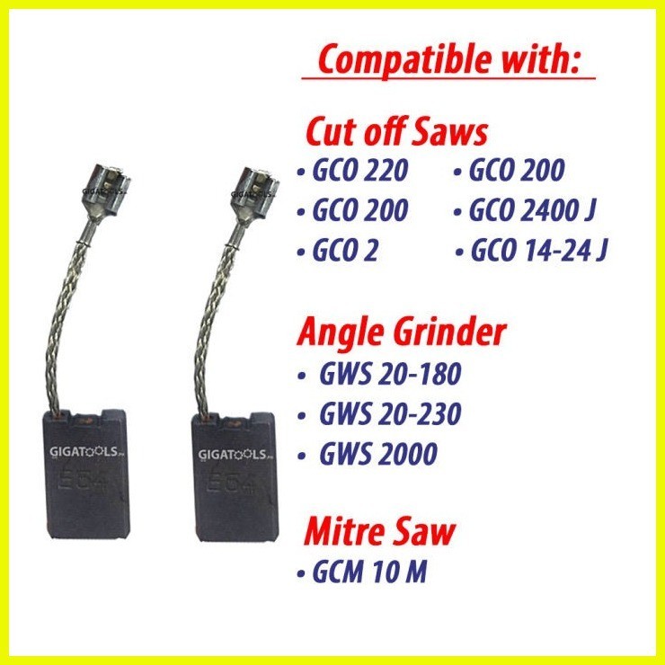 ☑ Bosch Original Carbon Brush for Bosch Cut-Off Saws, Angle Grinder ...