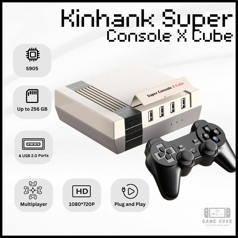 Kinhank Super Console X Cube Game Box PS1 N64 PSP NDS SNES GameBoy All ...