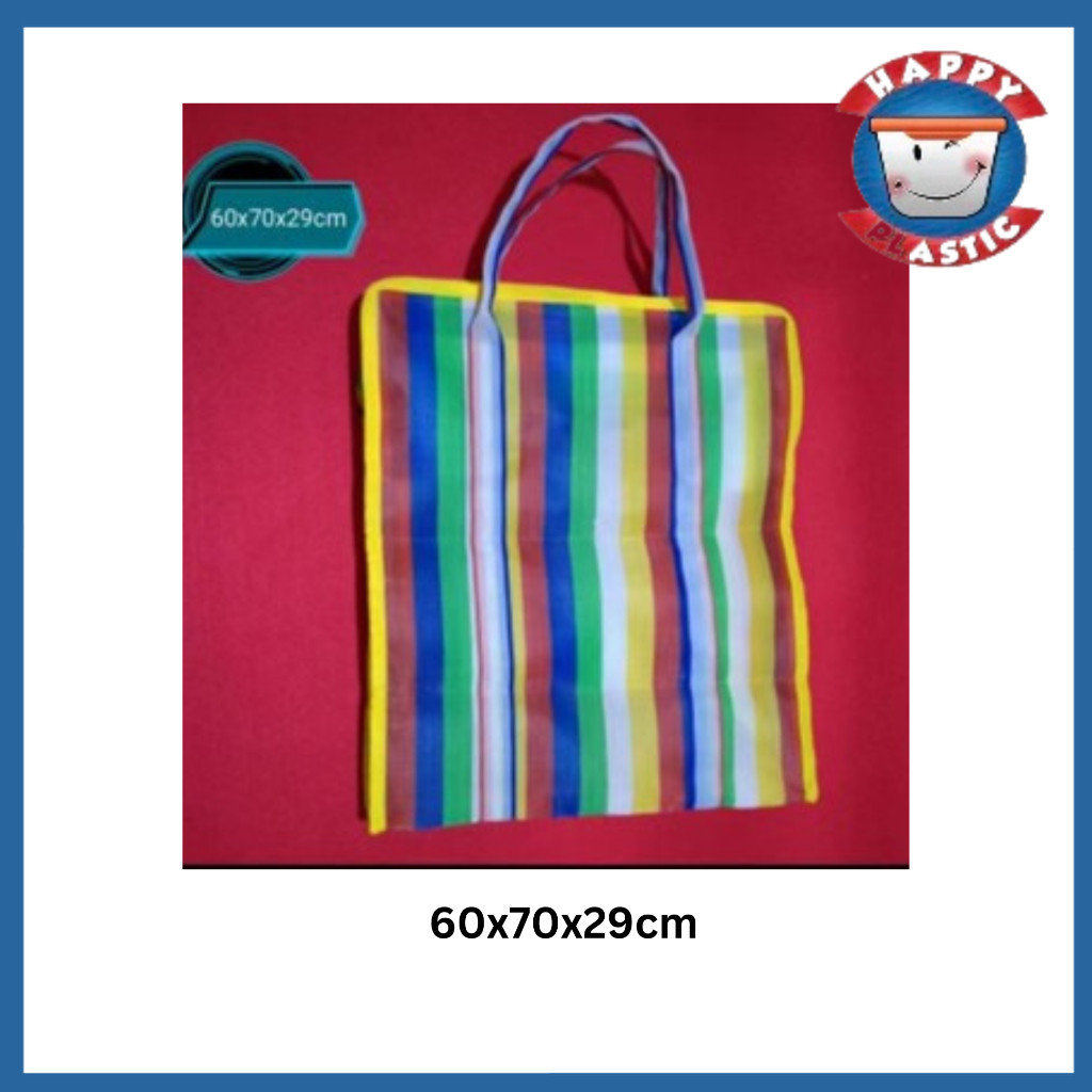 Happy Plastic Thick luggage bag/shopping bag /sako bag/nylon bag Random ...