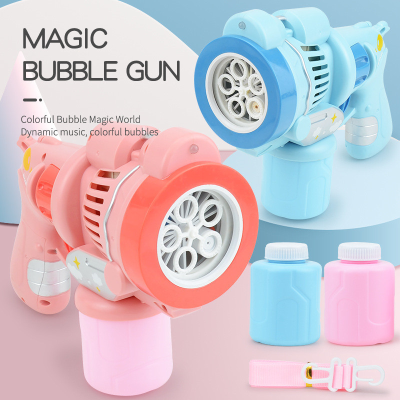 Multifunctional Light and Music Bubble Machine Handheld Simulated ...