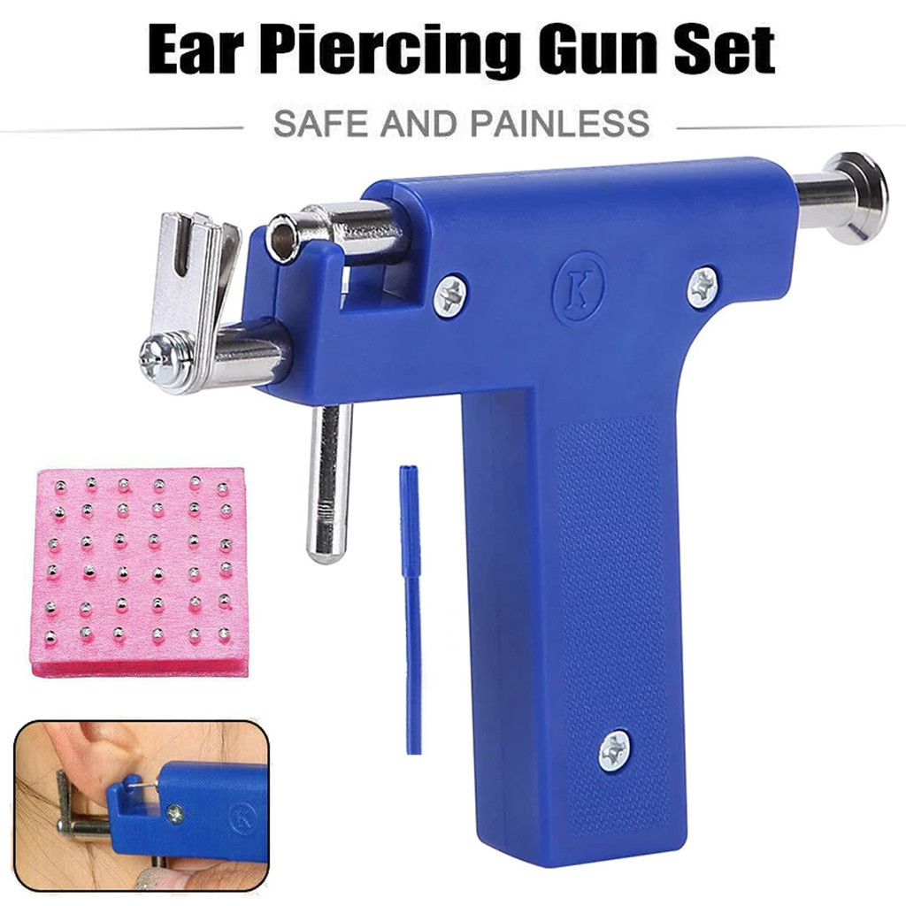 Original Ear Piercing Set With 98pcs Earring Studs Safety Ear Nose ...