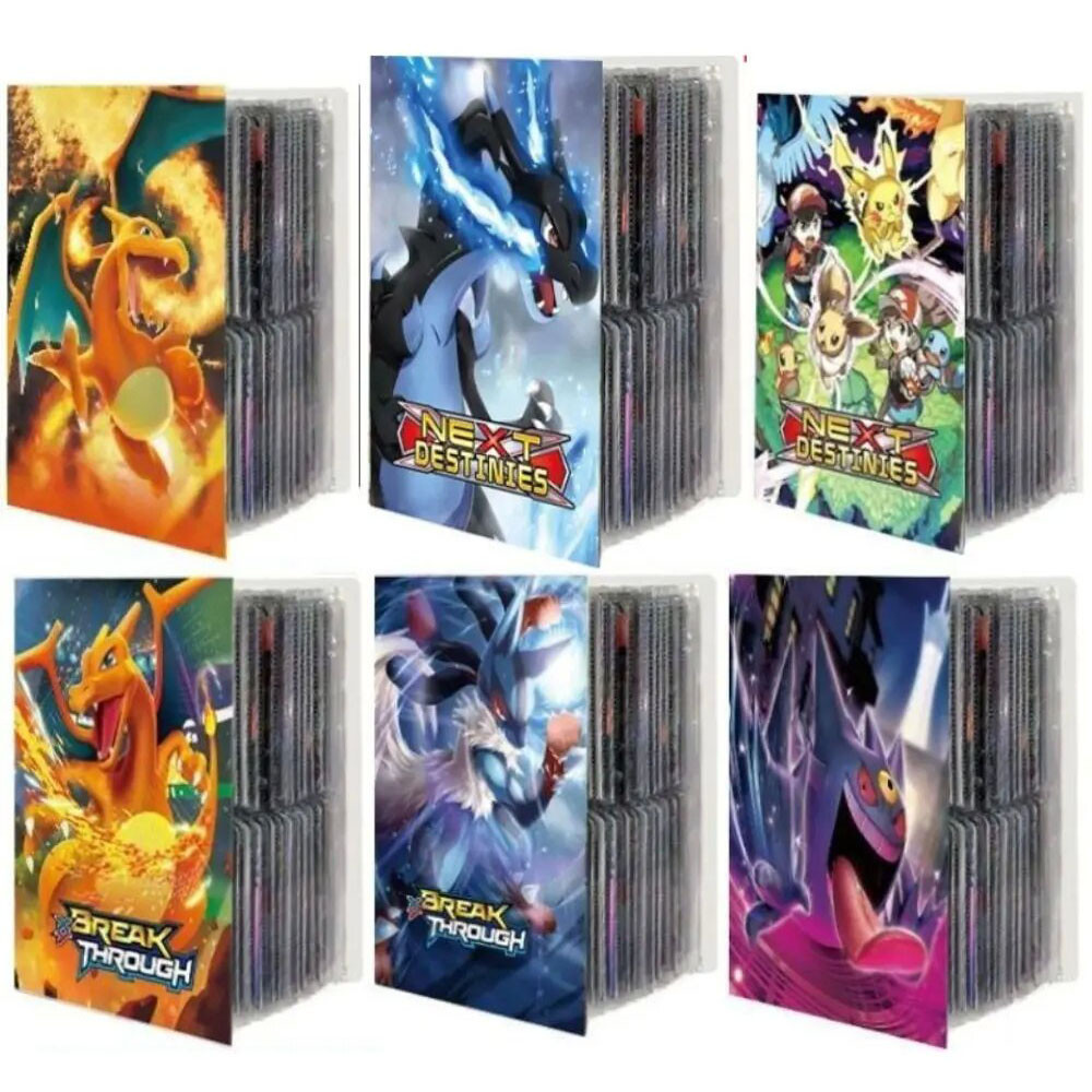 Pokemon Cards Album Book Cartoon Anime New Game Card VMAX GX EX Holder ...