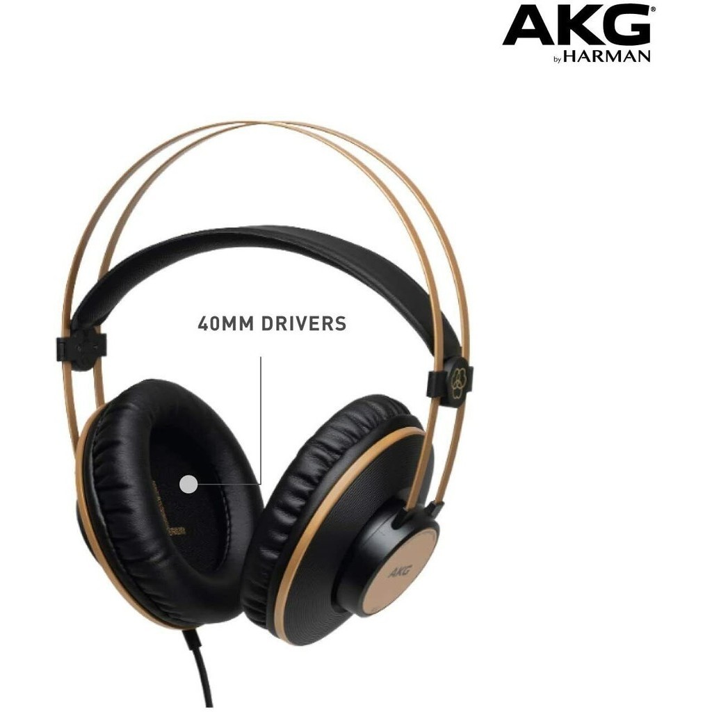 Original AKG K92 Professional Monitor Headphones Over-Ear Headsets Hifi ...