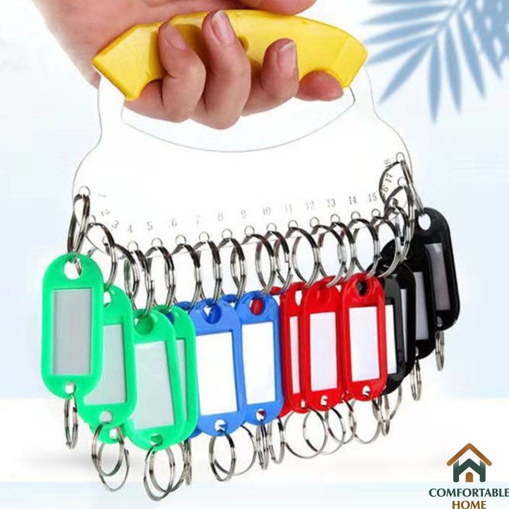 CHS Key Holder Metal Key Disk Key Ring Key Chains Key Organizer Hotel ...
