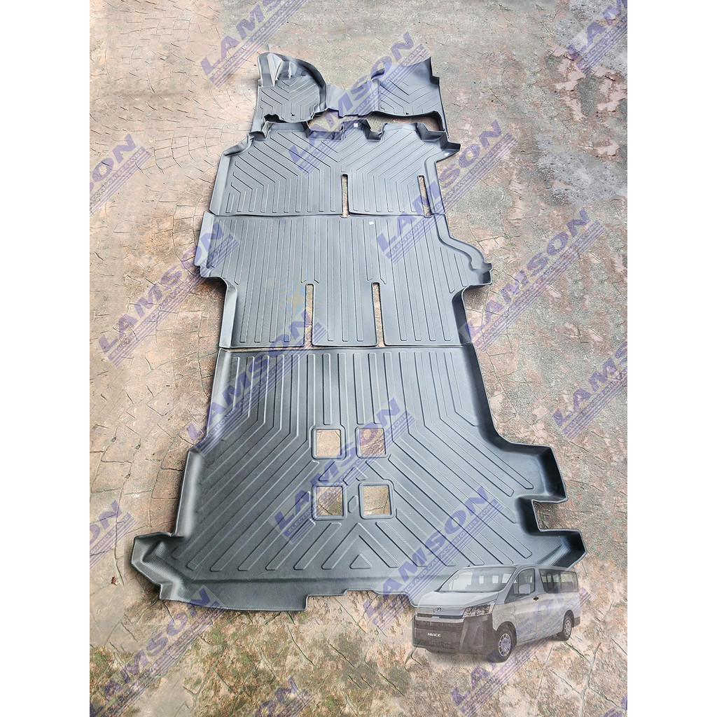 Toyota Hiace 2019 - 2025 Commuter Deluxe Deep Dish Mats | Shopee ...