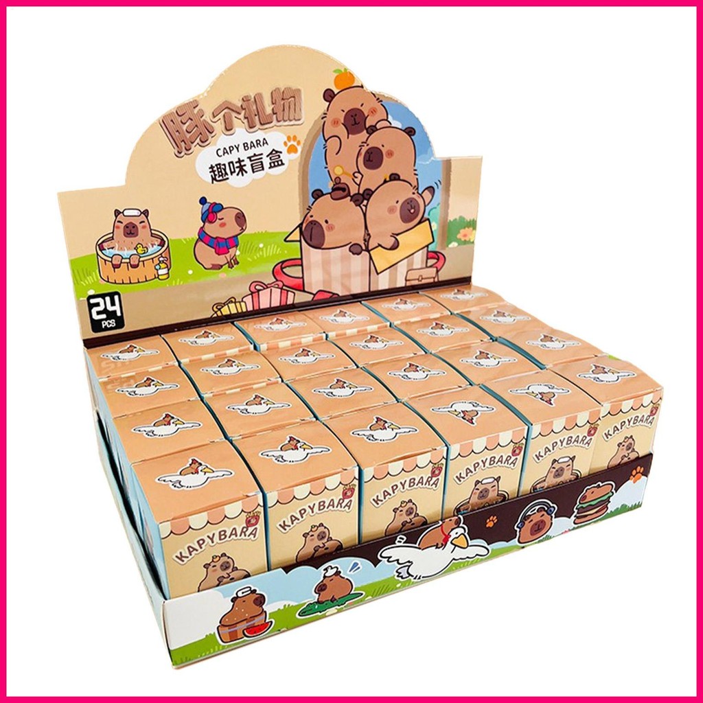 Cartoon Capybara Keychain Funny Doll Capybara Pendant Realistic ...