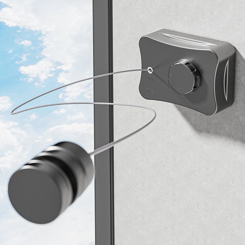 Invisible Clothesline Bathroom Retractable Clothes Drying Magic Indoor ...