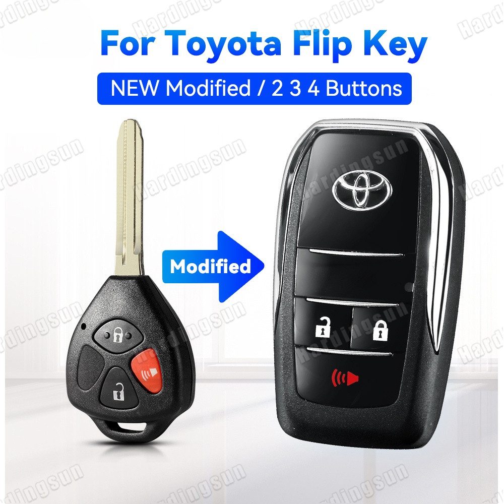 New for Toyota Flip Key Housing Replacement for Vios Wigo Innova ...