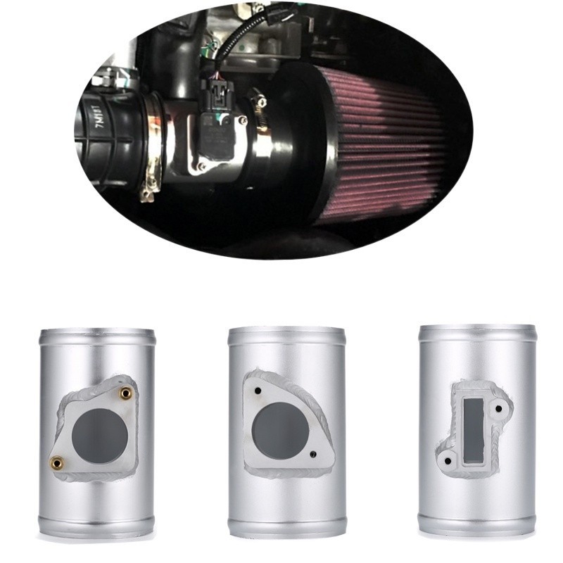 Car intake modified aluminum tube air flow meter base turbocharger tube ...