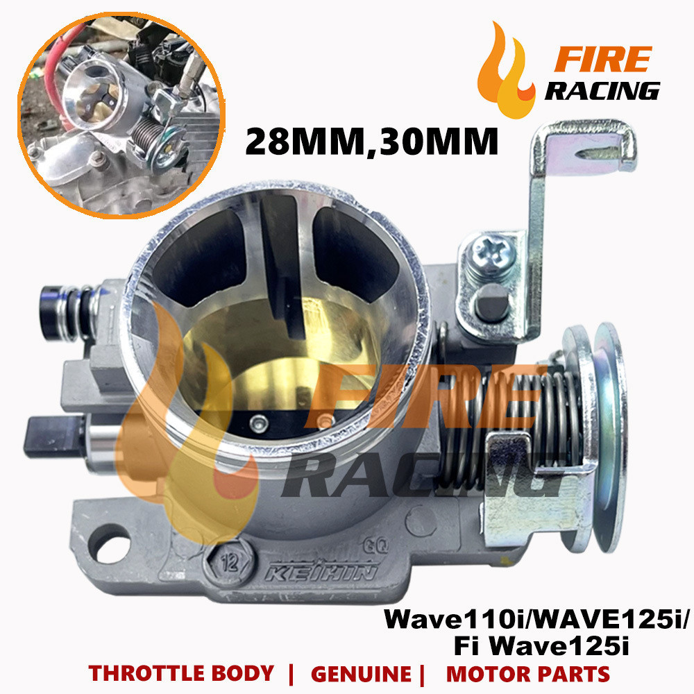 Racing Throttle Body Wave110i/WAVE125i/ Fi Wave125i (28mm,30mm ...