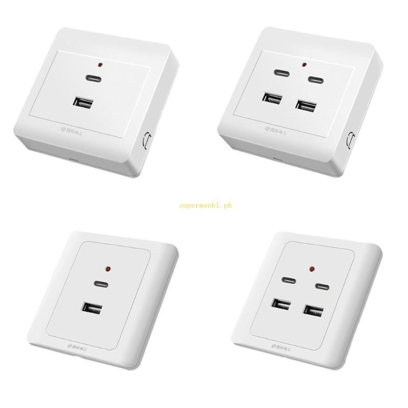 SUP Upgraded Charging Power Outlet with USB Ports Electrical USB Socket ...