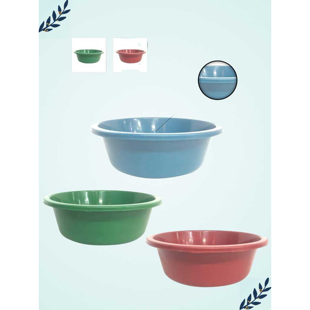 Happy Plastic Laundry Basin Plastic High Quality Durable Random Color ...