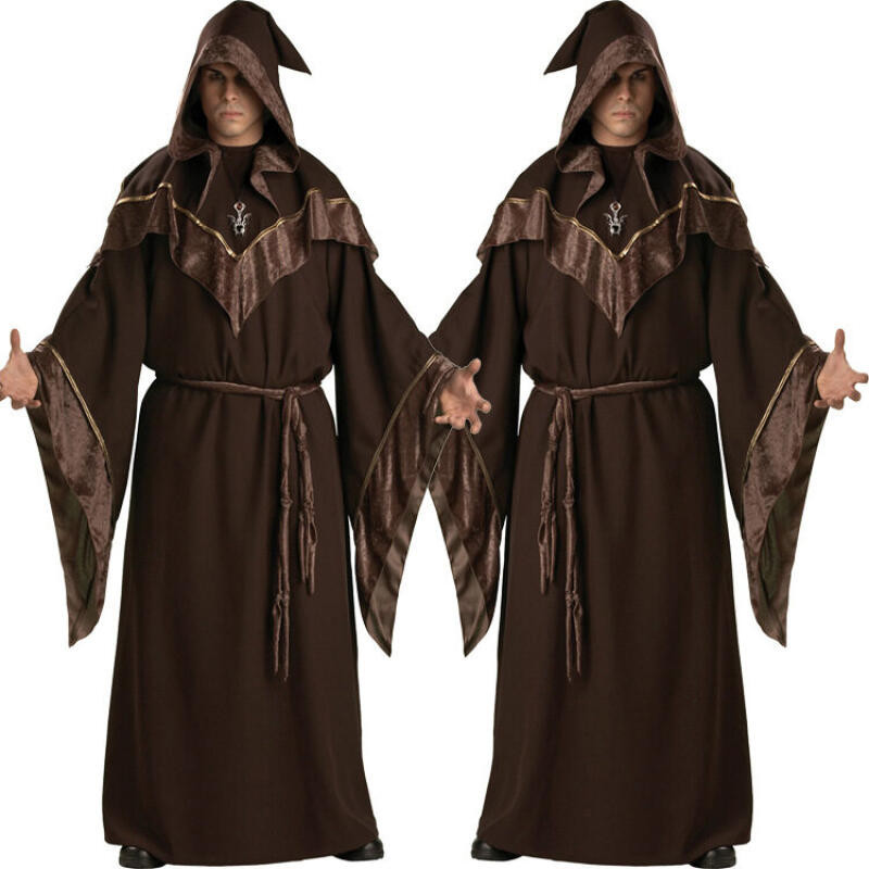 Adult Men Religion Wizard Costume European Religious God Father ...