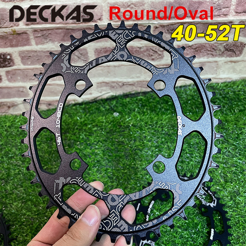 DECKAS Chainring 42T MTB Chain Ring 40T-52T Oval Round Aluminium Alloy ...