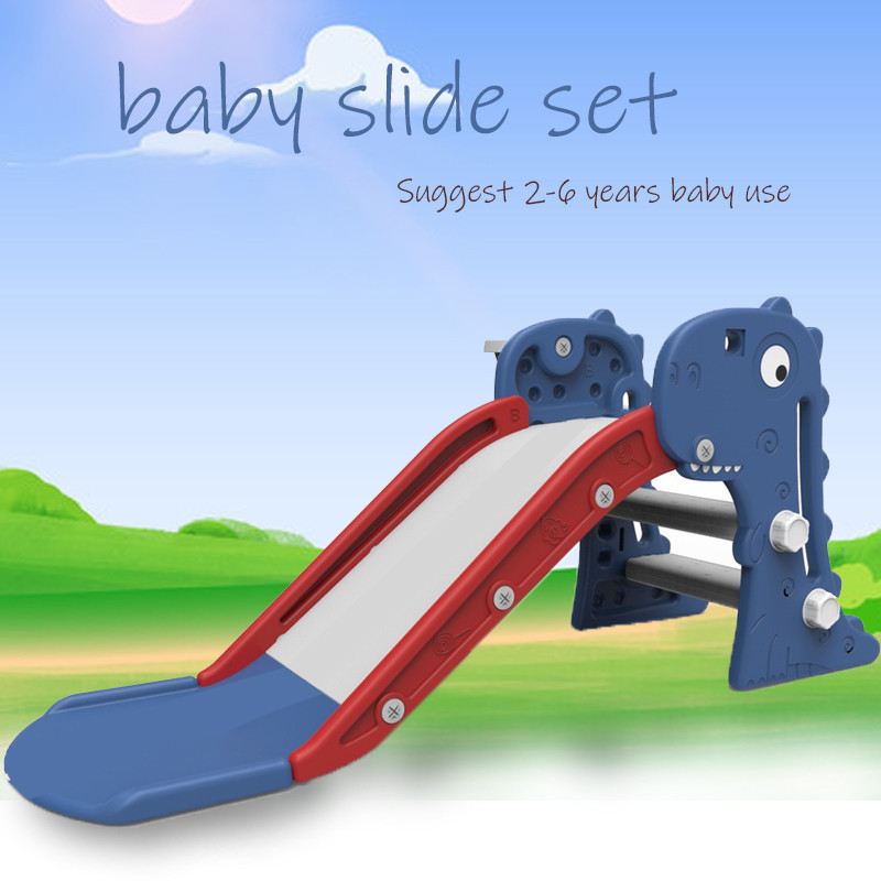 Plastic Slides For Kids Indoor Playground Slide Toddler Toy Cute Freestanding Safe Non-toxic ...