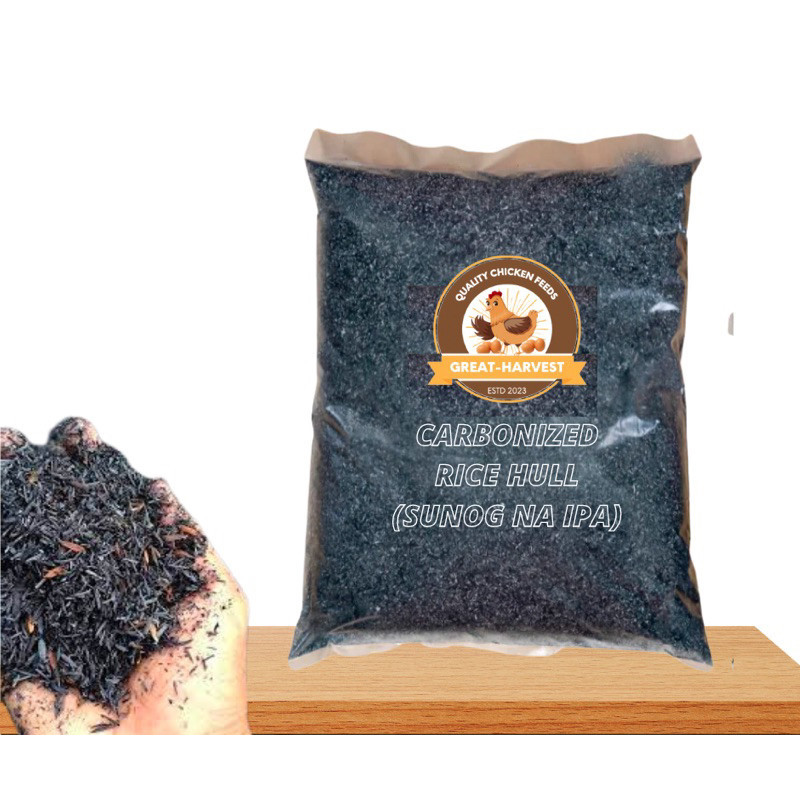Carbonized Rice hull ( Sunog na ipa) for Poultry Plants Vegetables ...