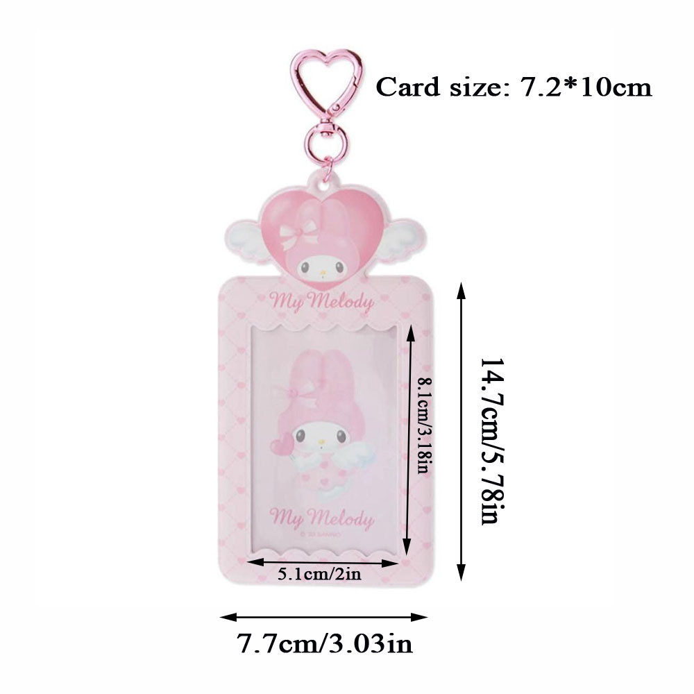 Key Ring Goo Card Holder Photo Frame Pocket Bag Pendant Keychain ...