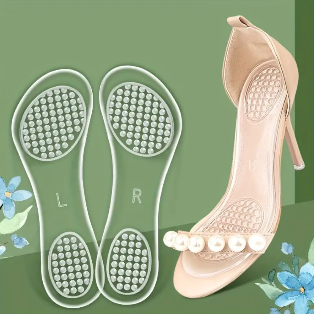 Gel Shoes Pad For Women High Heel Insoles, Anit-slip Sandal Insole ...