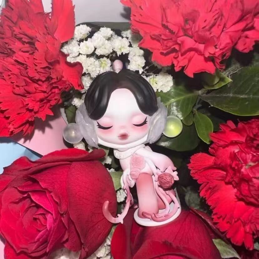 High Quality Pop Mart Rose Red Valentine's Day Hanging Card Fashion ...