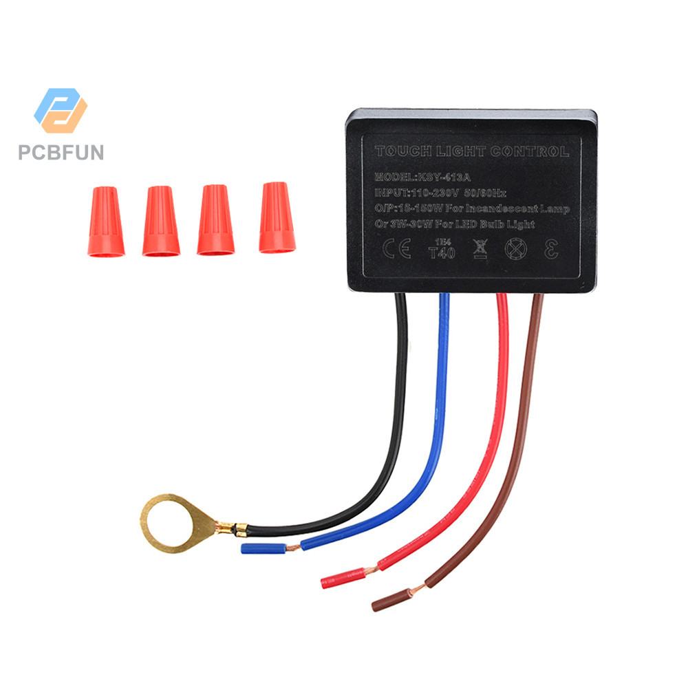 Pcbfun AC110-230V Touch Light Switch Table Lamp Dimmer Control Module ...