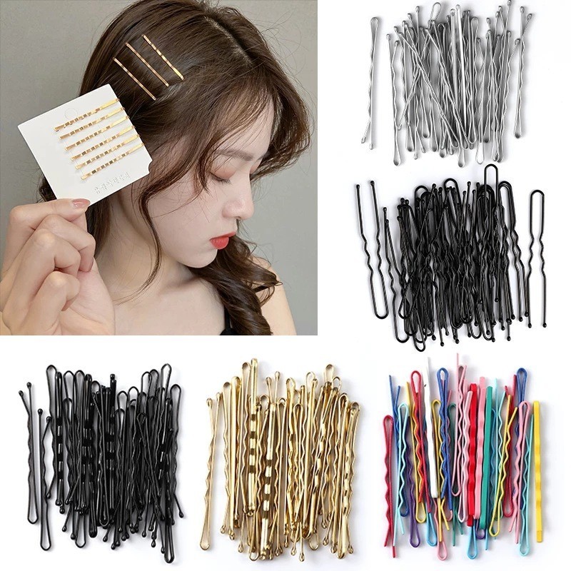 50 Piece Hair Clip Styling Hair Salon Tools | Shopee Philippines