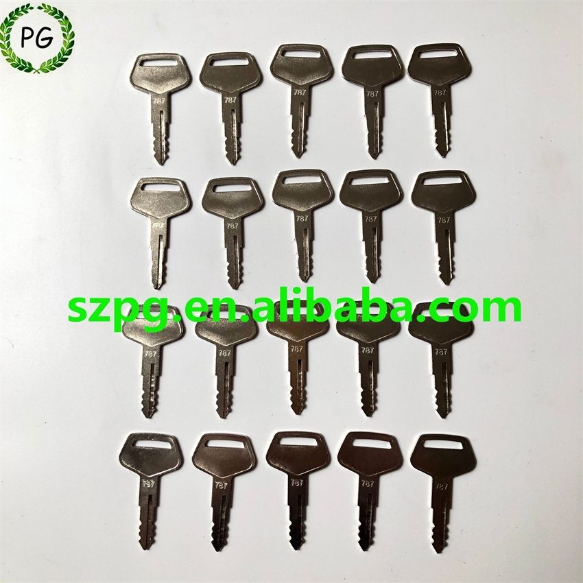 20PCS 787 Key for Komatsu Excavator Dozer Loader Heavy Equipment ...
