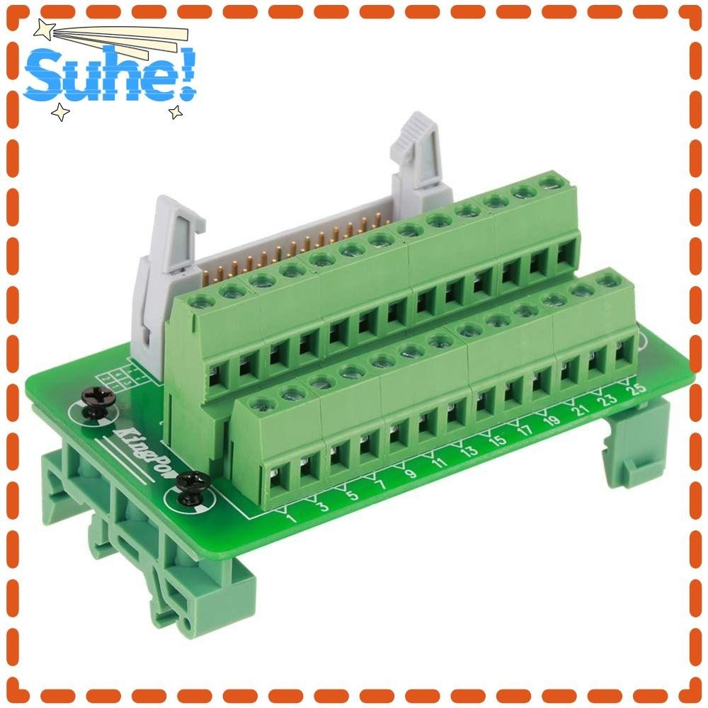 HI-SUHE Terminal Block Adapter, IDC26P 26Pin Male Connector, PLC ...