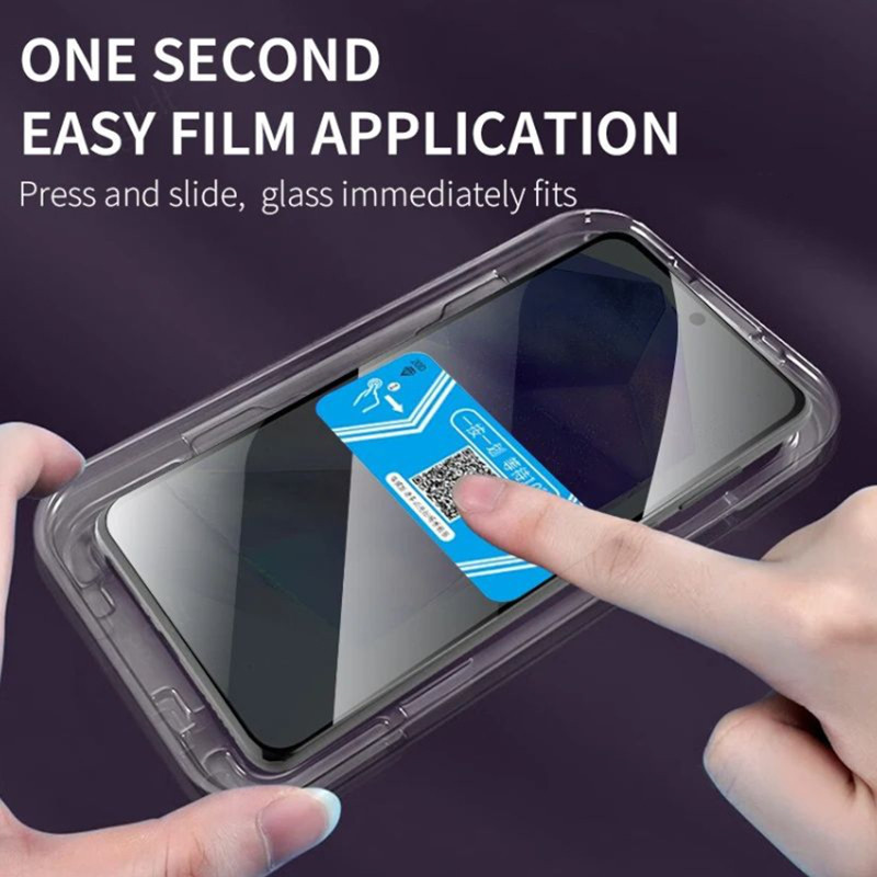 Samsung Screen Protector One Click InstallationTempered Glass For ...