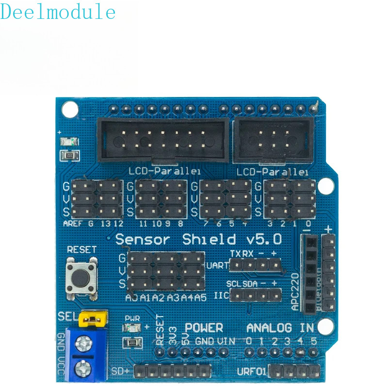 V5.0 Sensor Shield expansion board for arduino electronic building blocks robot accessories ...