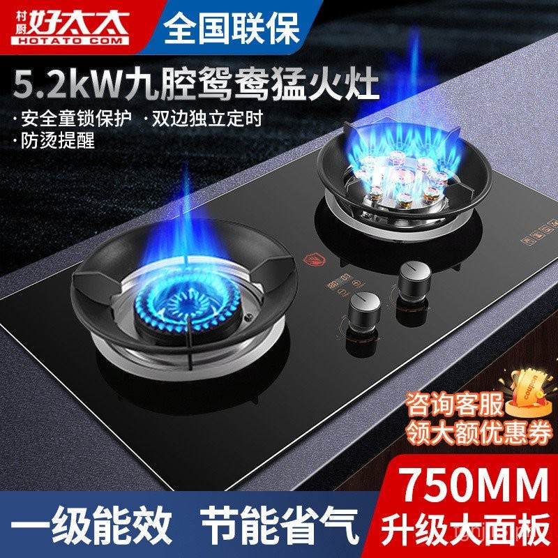 Village Chef Good Wife Gas Stove Household Double Stove Natural Gas ...