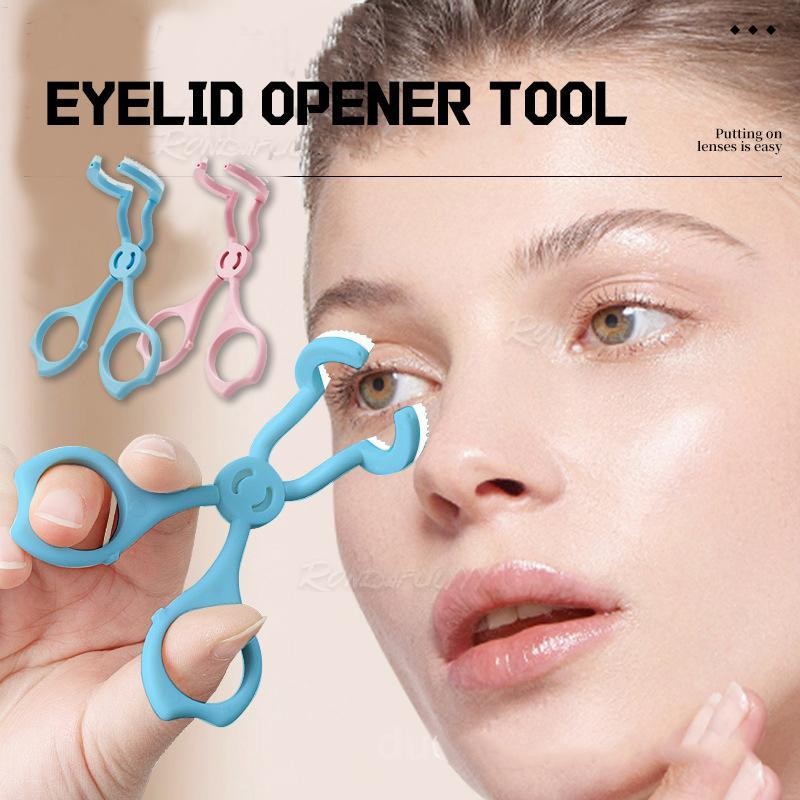 Contact lens wearing aids Eyelid Opener Tool Color Soft Eye Lens Wearing Tool wsdph | Shopee ...