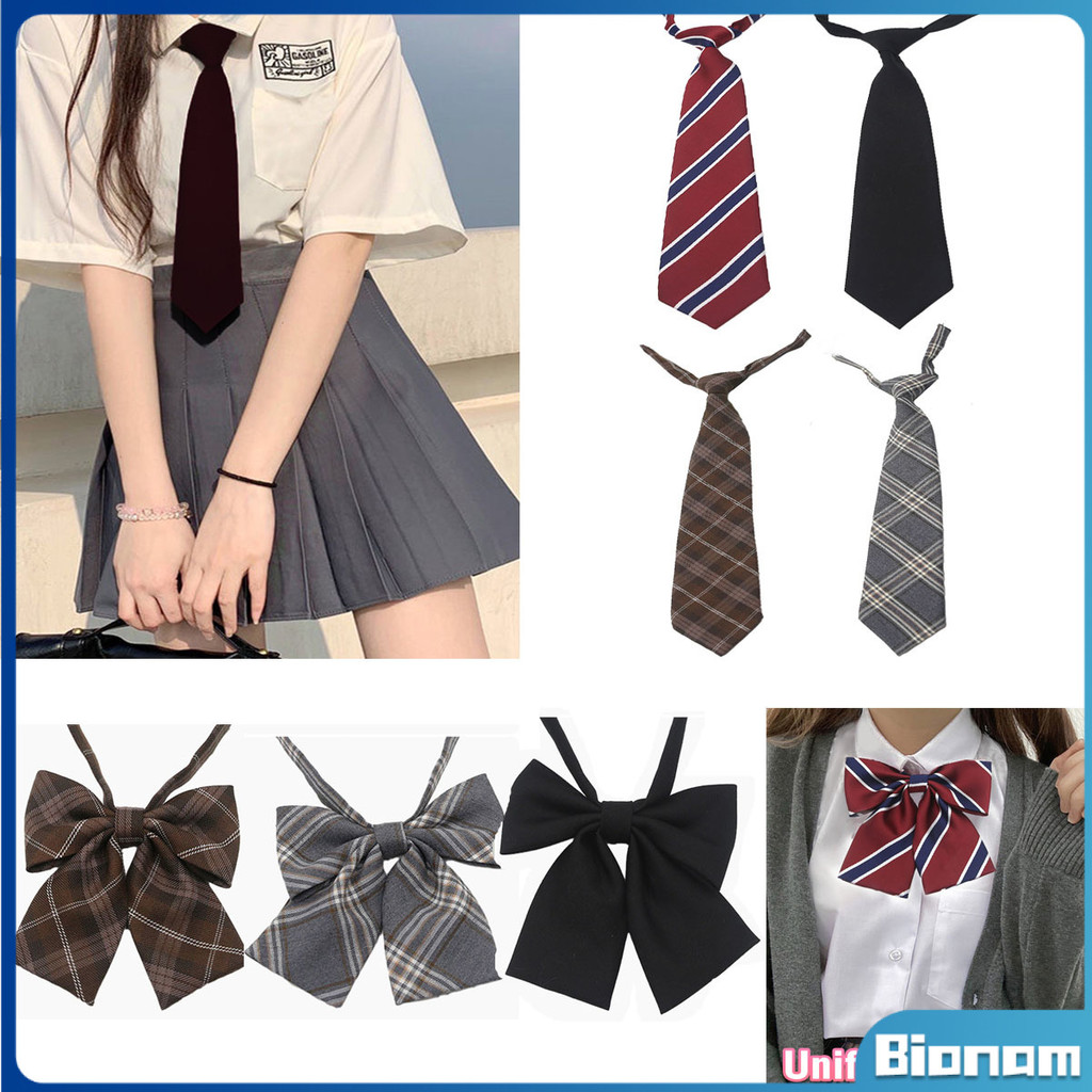 Large Bowtie Oversize Bow tie For Women Uniform Collar Japanese College ...
