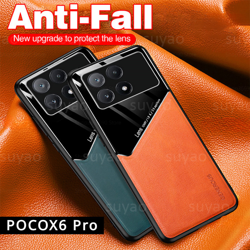 For Xiaomi Poco X6 Pro X6Pro 5G 2024 Phone Case Leather PocoX6 ...