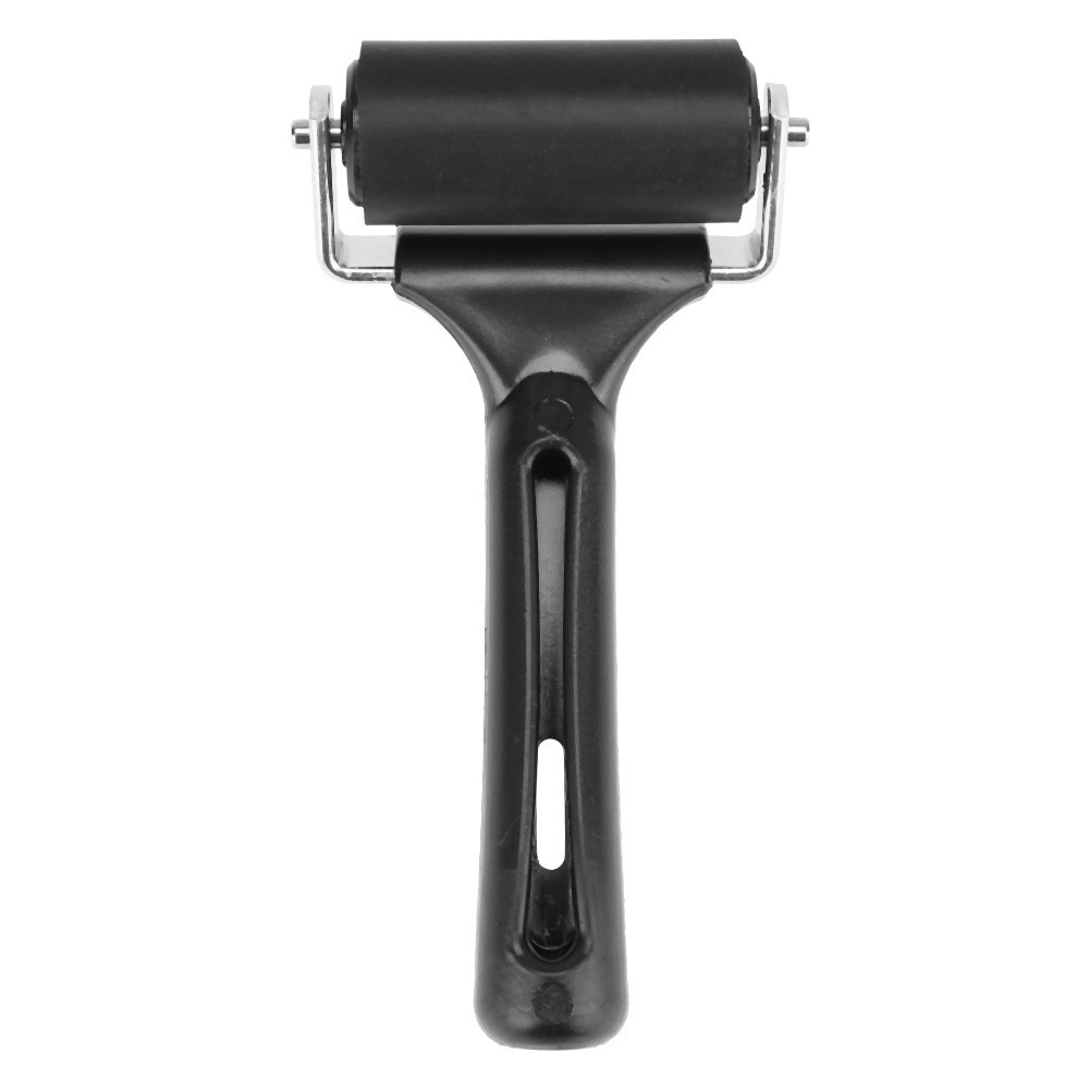 Black Rubber Roller Brush Rubber Roller DIY Painting Brushing Craft ...