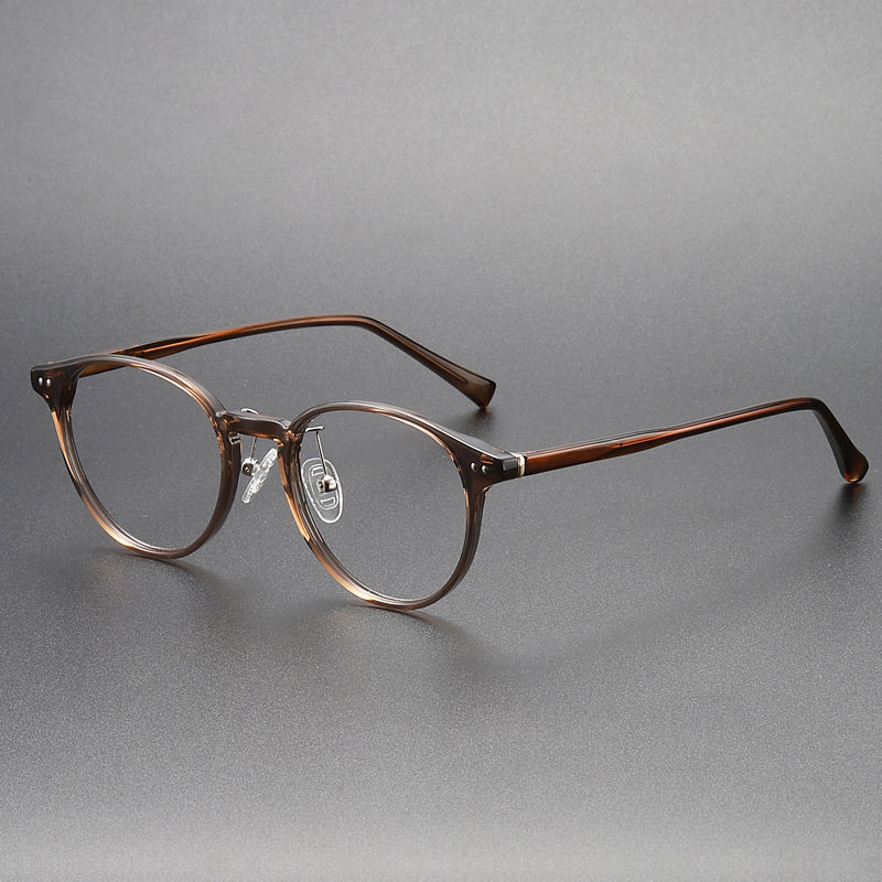 Light TR90 Optical Glasses Frame Retro Korean Eyeglasses Men Women ...