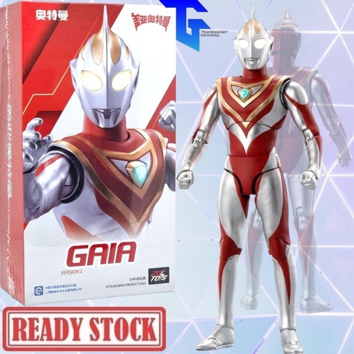 Zd TOYS Ultraman GAIA Version 1 LED Light Up Series 1/10 Scale Action ...