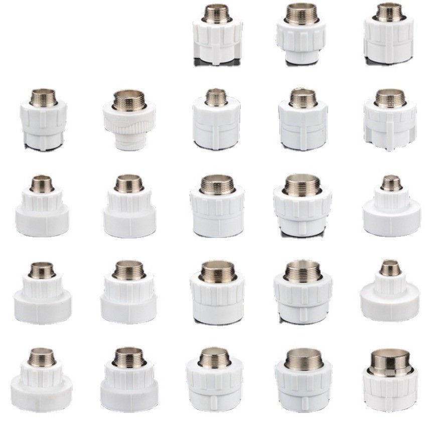 Ppr Water Pipe Pipe Fittings PPR Outer Wire Directly 20/25/32/40/50/63 ...