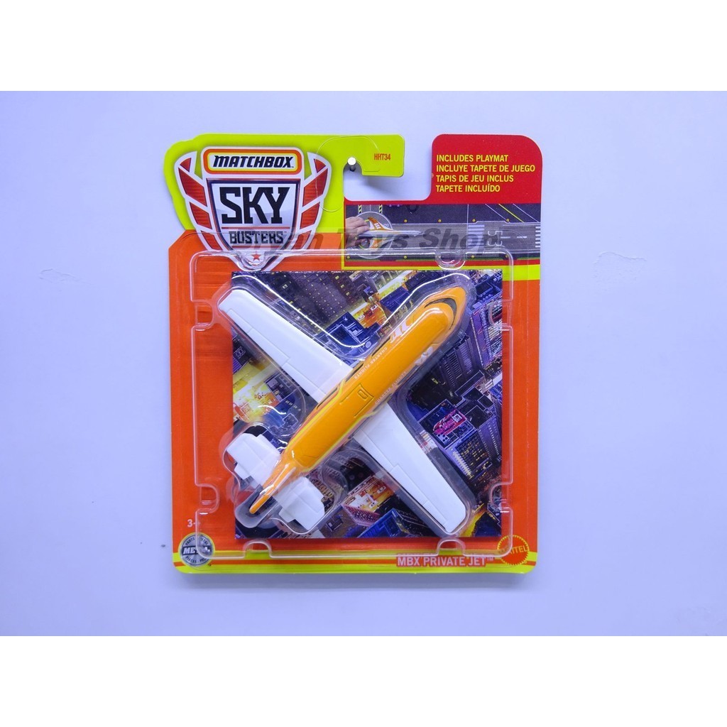 Matchbox Sky Busters MBX Private Jet Orange | Shopee Philippines