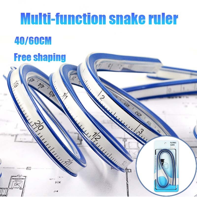 Flexible Curve Ruler Drafting Drawing Tool Plastic Vinyl 40/60cm ...