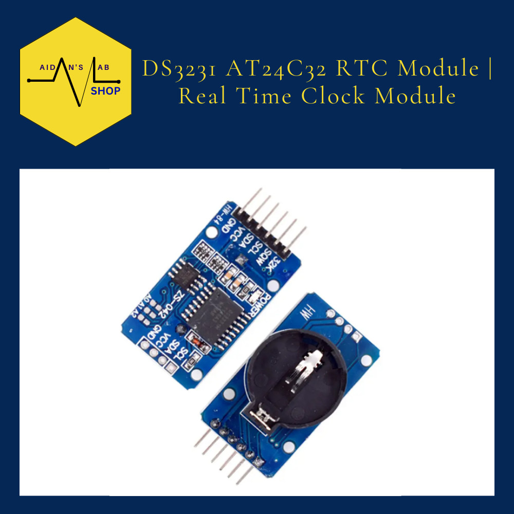 DS3231 AT24C32 RTC Module | Real Time Clock Module | Aidans Lab ... DS3231 AT24C32 RTC Module | Real Time Clock Module | Aidans Lab ...