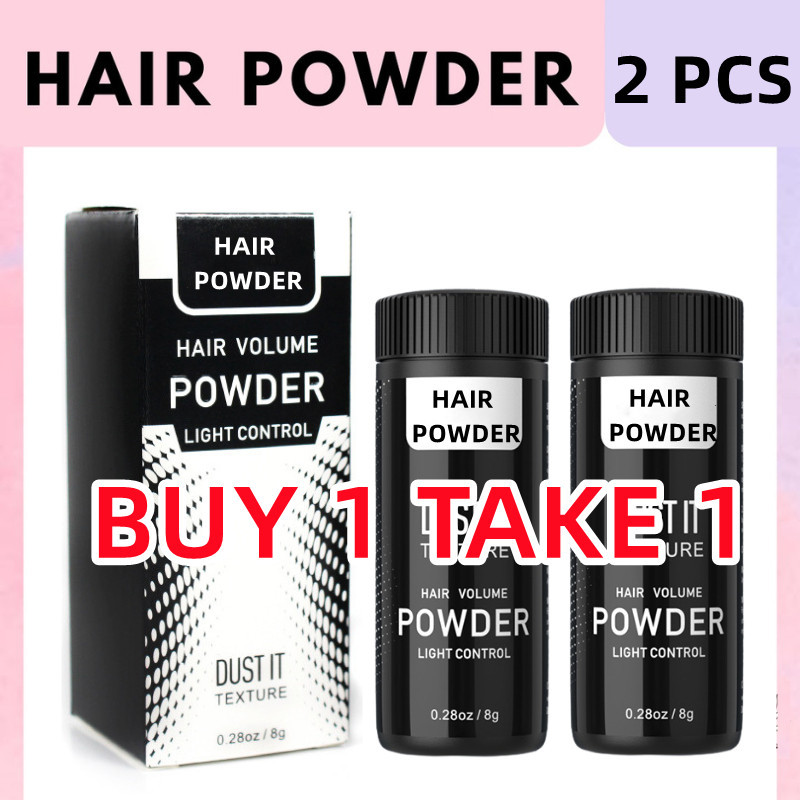 【BUY 1 TAKE 1】Fluffy Hair Powder Absorb Grease CleanHair Increase Hair ...