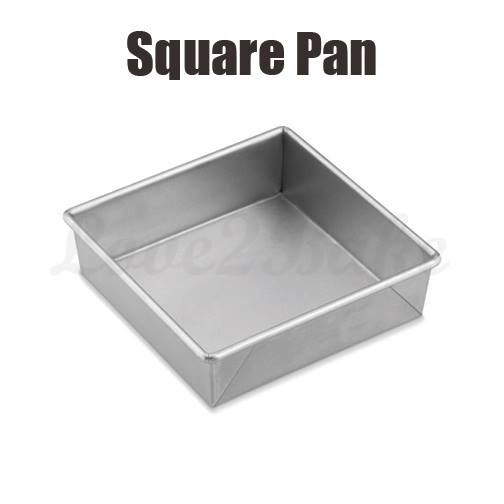 Aluminum Square Cake Mold Baking Pan | Shopee Philippines