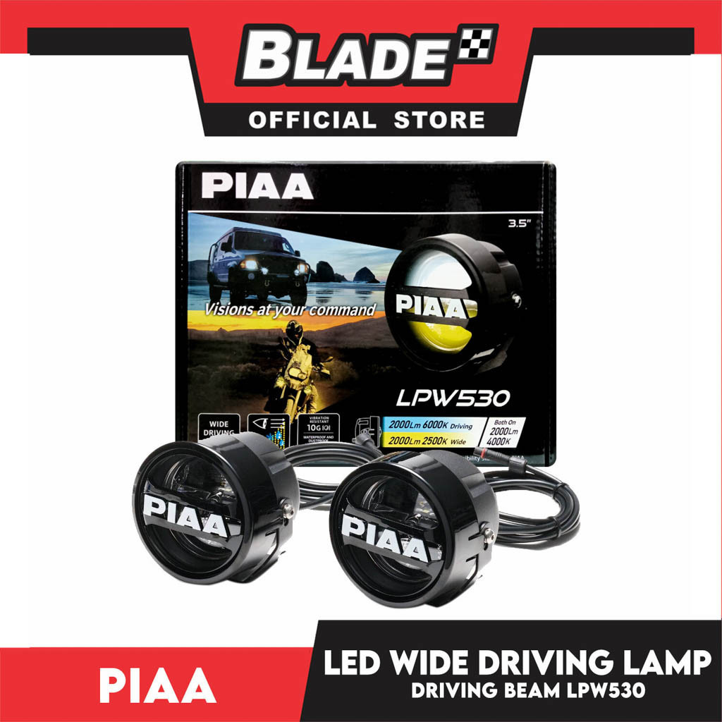 PIAA LPW530 LED Wide Driving Sports Lamp Kit (White/Yellow Beam) | Shopee Philippines
