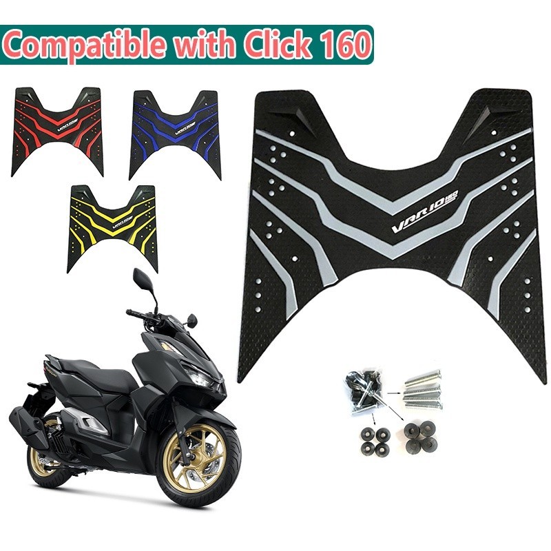 Honda click 125 Footboard Rubber Matting With Bolts For click 150 ...