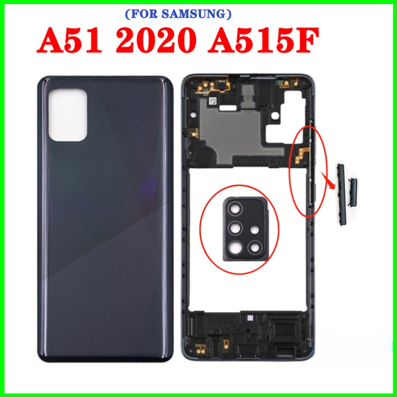 a515f Back Housing Frame For Samsung Galaxy A51 2020 A515 Back Battery ...
