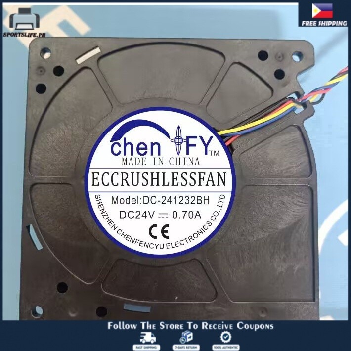 24V 0.7A DC BRUSHLESS Fan Model DC-241232BH brushless silent ...